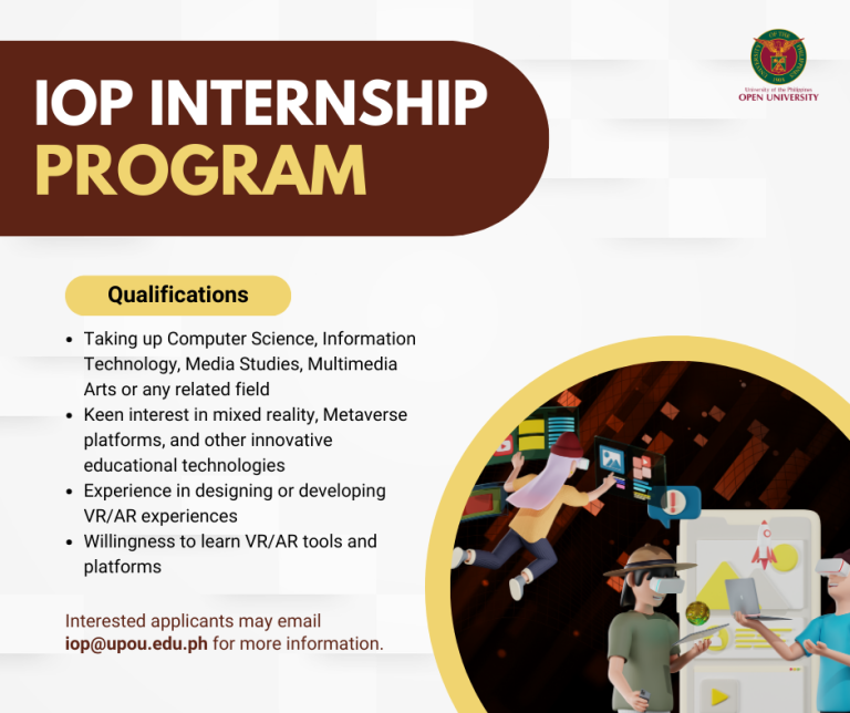 Internship Program – UPOU IOP